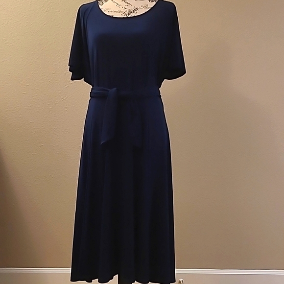 Signature by Robbie Bee | Dresses | Signature By Robbie Bee Size X Navy ...